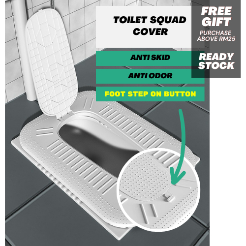 Fully Enclosed Toilet Squat Cover Foot Step Type Open Cover Squatting ...