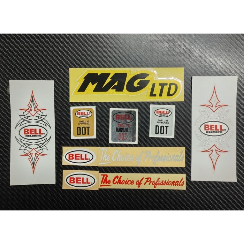 Stiker Mag Ltd Bell Dot Magnum Helmet | Shopee Malaysia