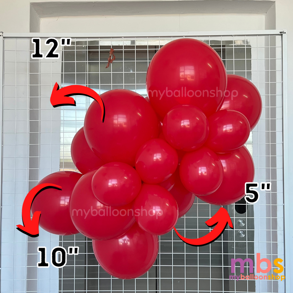 SKYTEX - Standard RED Color Balloons (SKX) | Shopee Malaysia