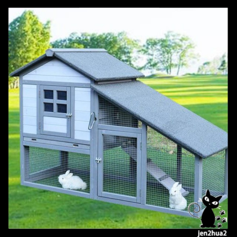 Outdoor Large Waterproof Rabbit House Chicken Cage Guinea Pig Cage ...