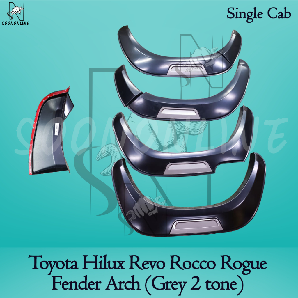 Toyota Hilux Revo Single Cab Fender Arch Grey Fender Flare Hilux Single ...