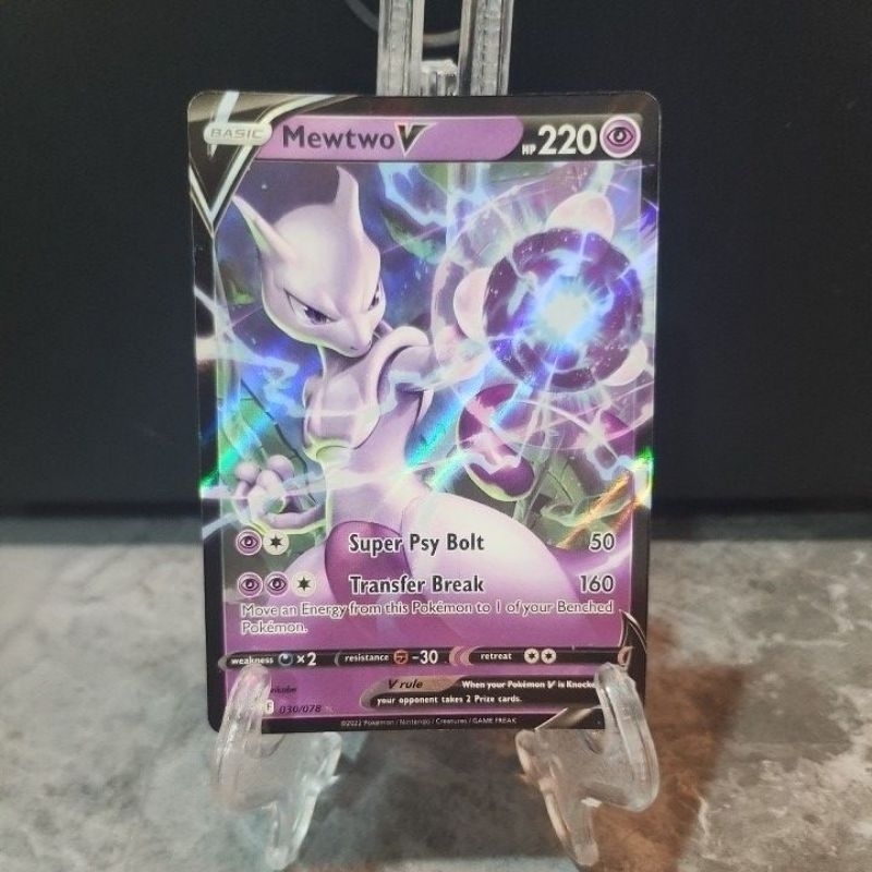 Pokemon TCG : Mewtwo v 030/078 | Shopee Malaysia