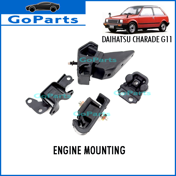DAIHATSU CHARADE G11 ENGINE MOUNTING SET 4PCS | Shopee Malaysia