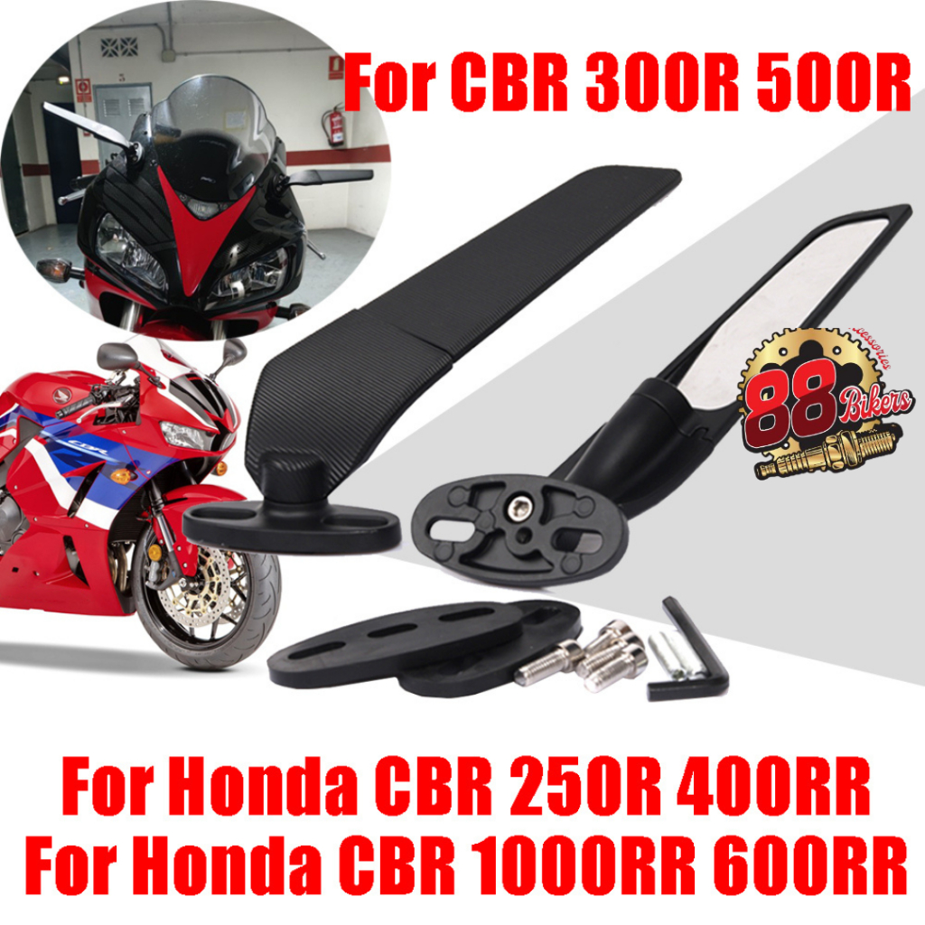 UNIVERSAL Rearview MIRROR Modified Honda Wind Wing motorcycle for ...
