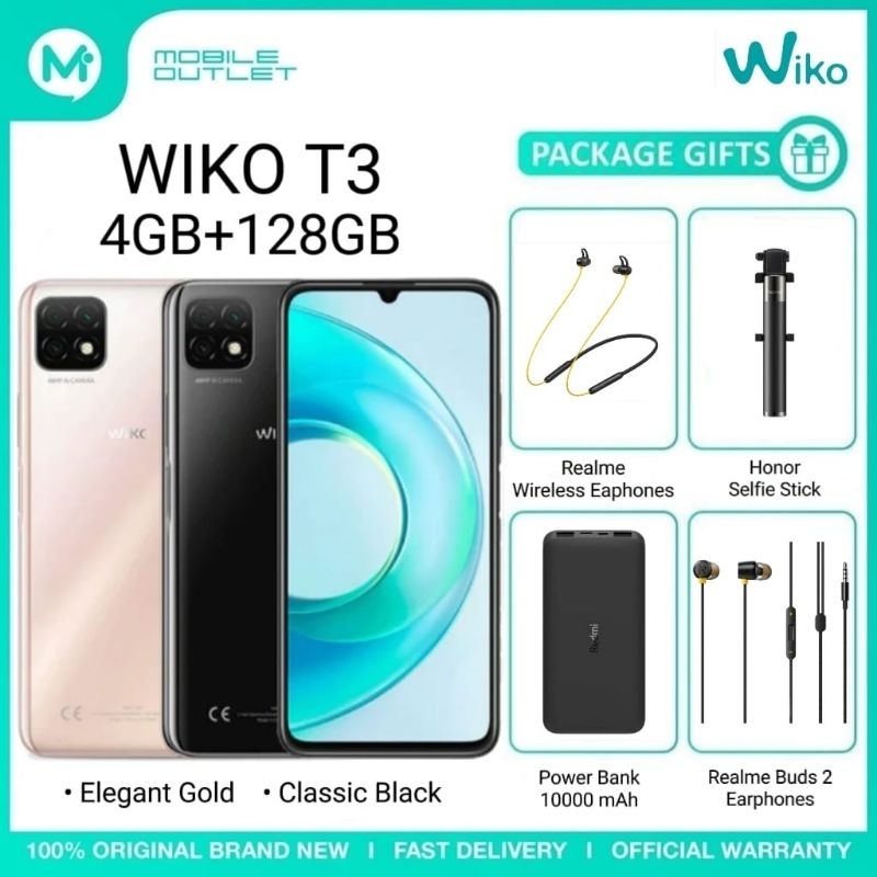 WIKO T3 ( 4GB+128GB ) Original WIKO Malaysia | Shopee Malaysia