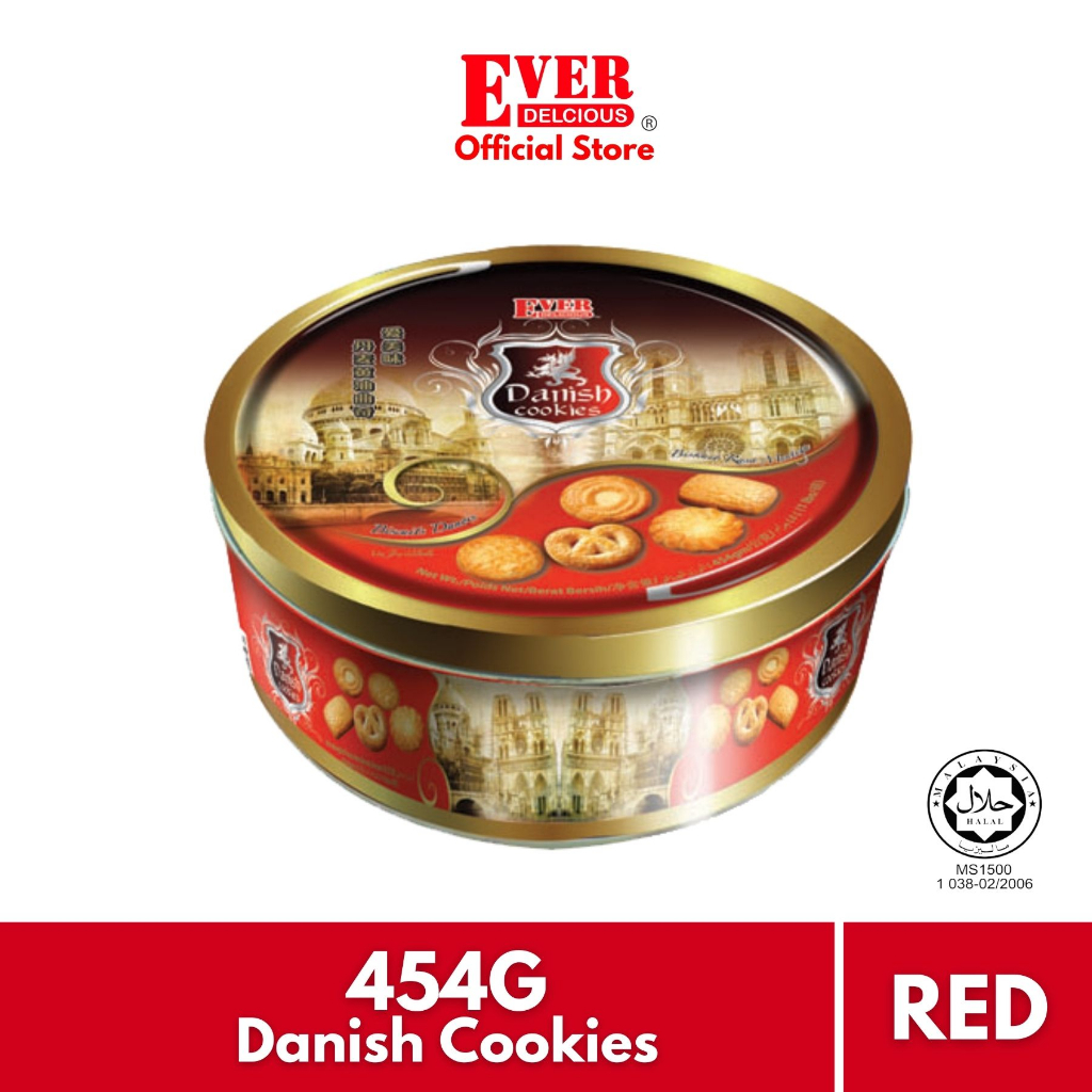 Ever Delicious Danish Butter Cookies - Red (454g) | Shopee Malaysia