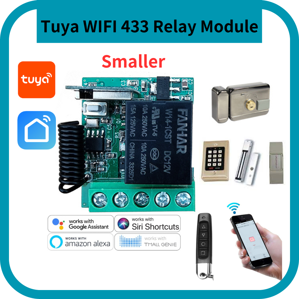 Smart life Tuya WiFi RF 1 Channel Automatic door Wifi Auto gate ...