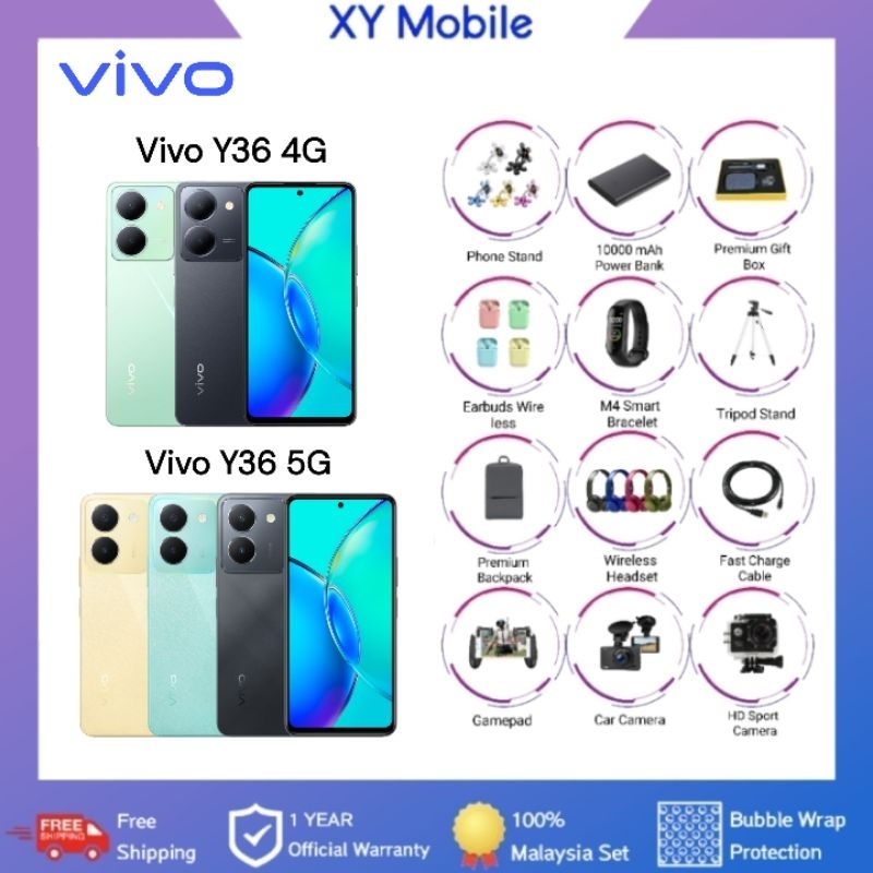 VIVO y36 4G [8+256GB]｜VIVO Y36 5G[8+256] | Shopee Malaysia