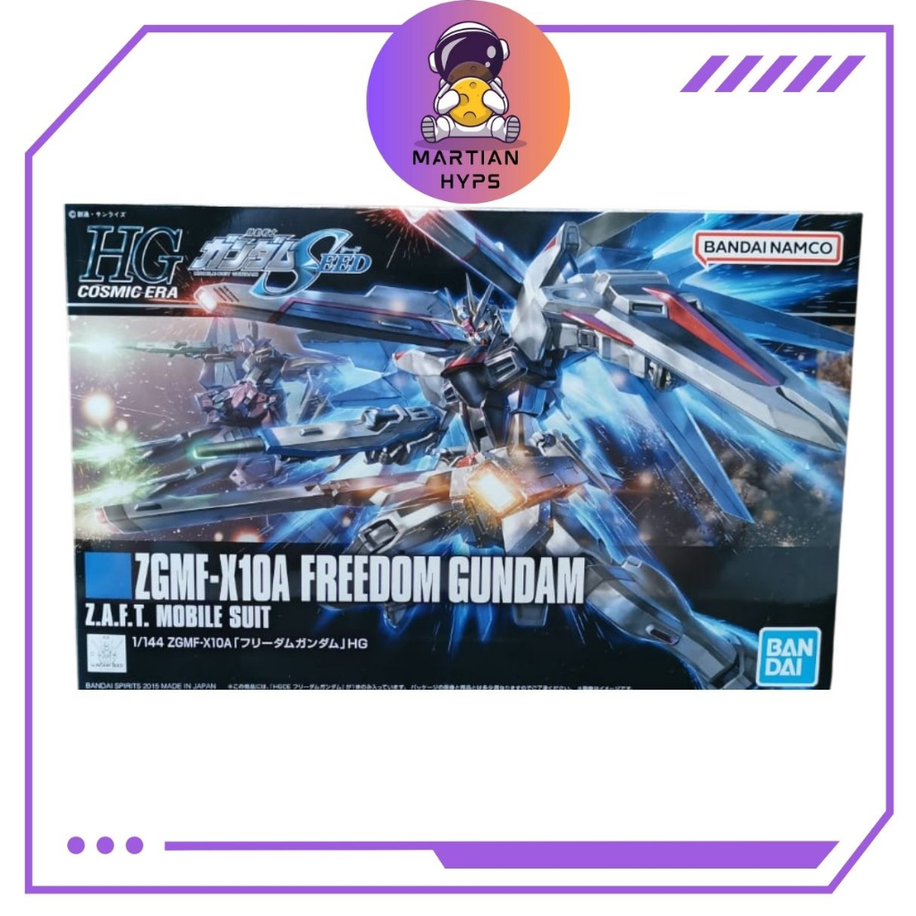 [READY STOCK] OFFICIAL- BANDAI HGCE 1/144 ZGMF-X10A FREEDOM GUNDAM SEED | Shopee Malaysia