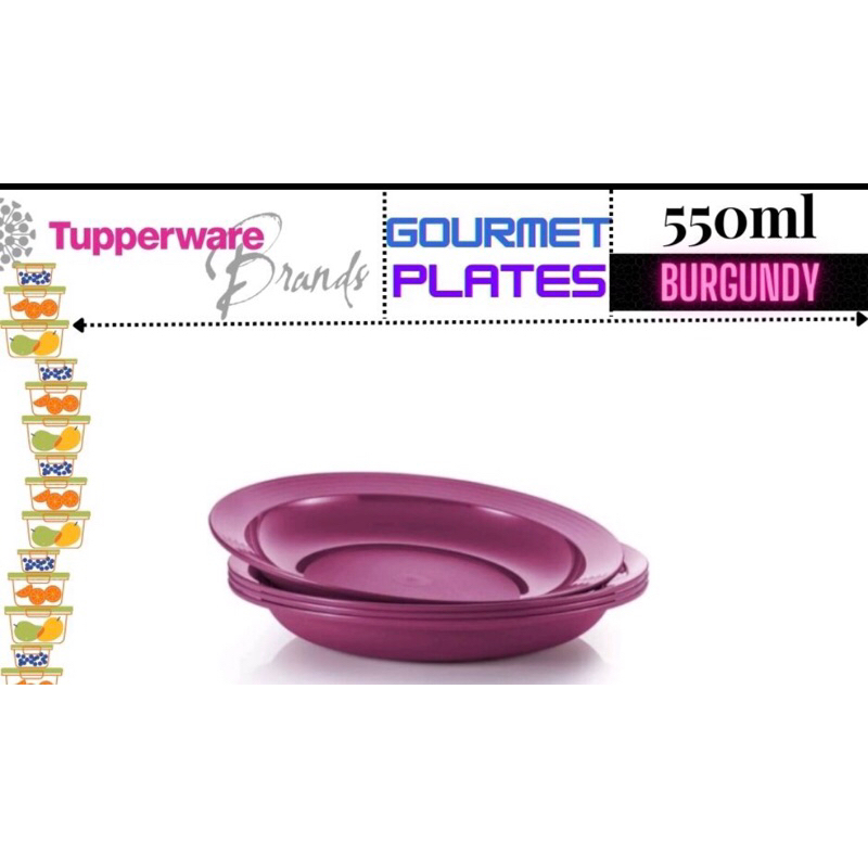 Tupperware Gourmet Plate 550ml | Shopee Malaysia