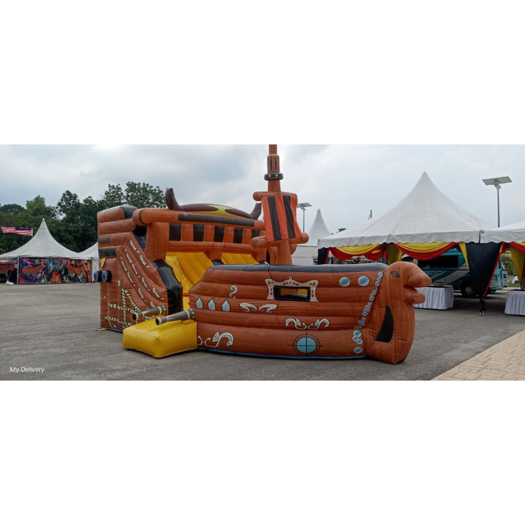 RENTAL/SEWA INFLATABLE PLAYGROUND PIRATE SHIP (DRY) | Shopee Malaysia