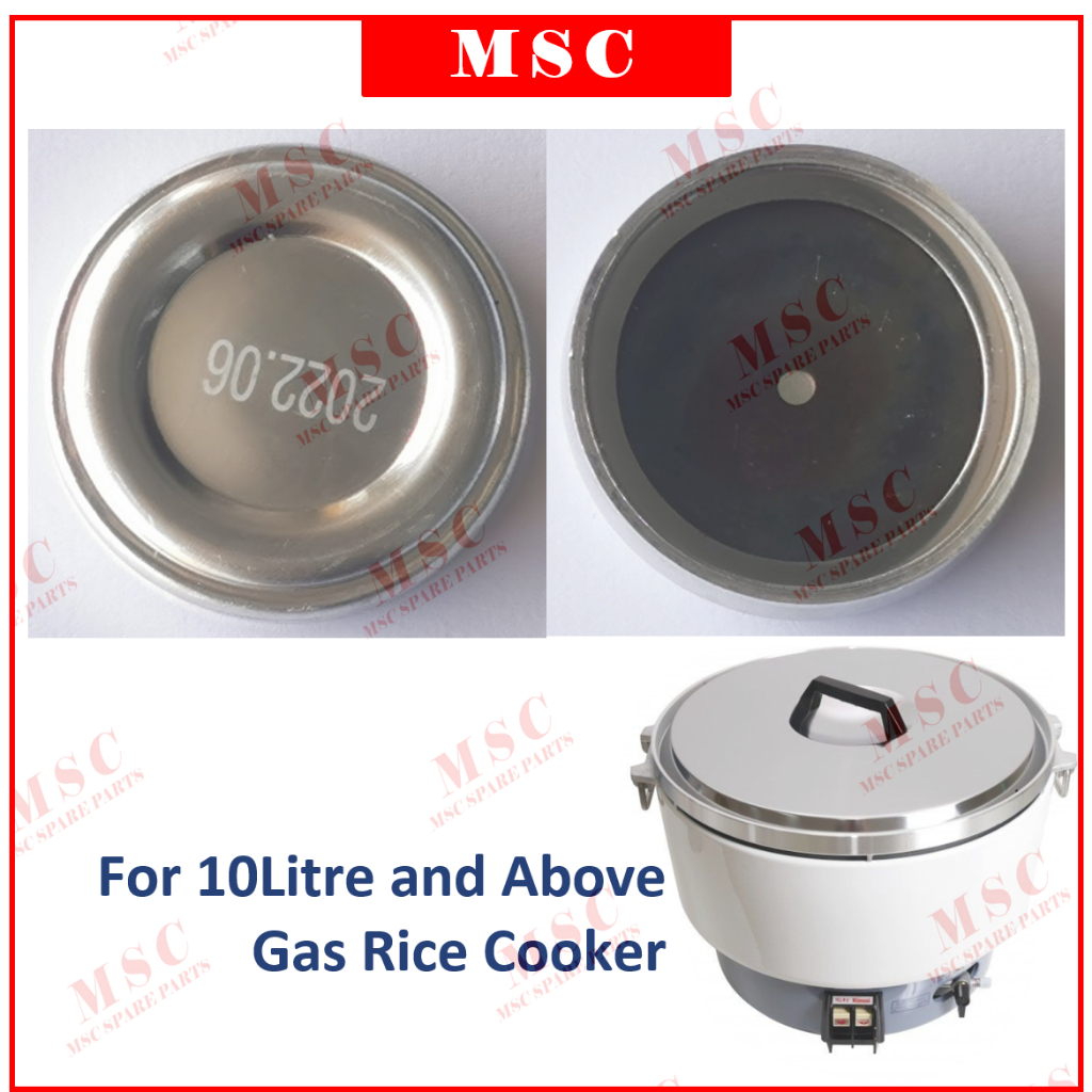 10L Above Commercial Gas Rice Cooker Magnetic Steel Circular Thermostat ...