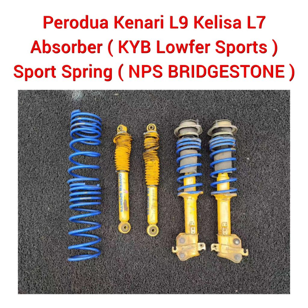 Perodua Kenari Kelisa Absorber With Sport Spring Set ( KYB Lowfer ...