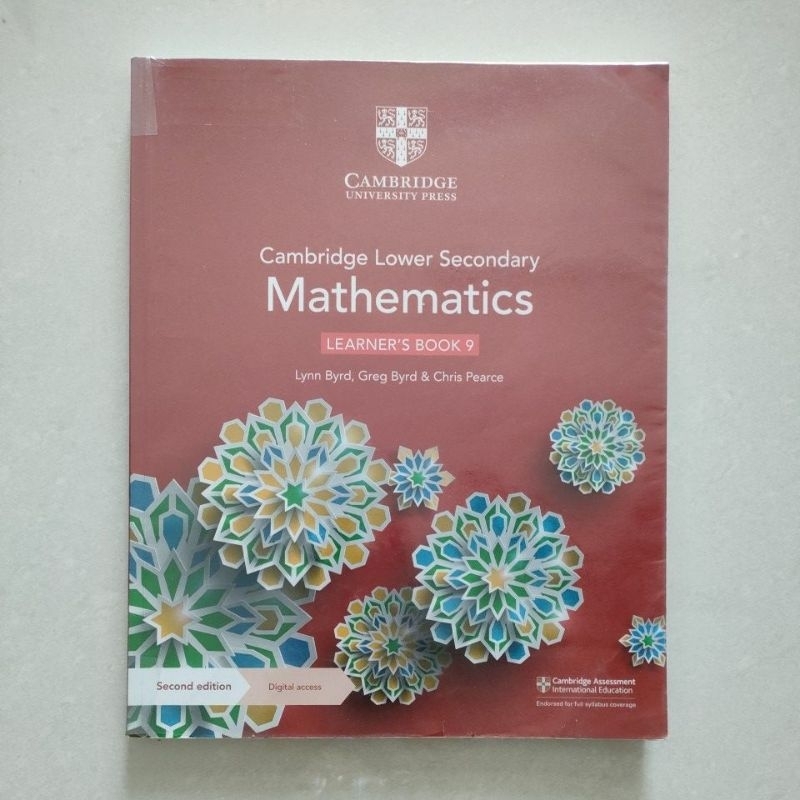 Cambridge Lower Secondary Mathematics LEARNER'S BOOK 9 (Second Edition ...