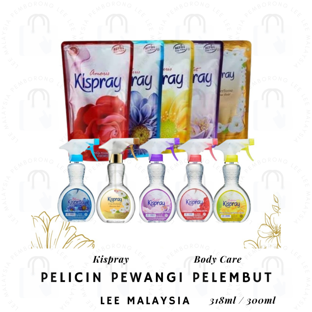 KISPRAY 318ml / 300ml Pelicin Pewangi Pelembut Asli Indonesia Stok ...