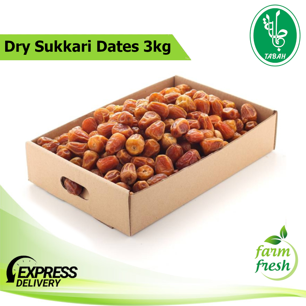 DRY SUKKARI DATES/KURMA SUKKARI KERING /WHOLESALE/BORONG/3KG | Shopee ...