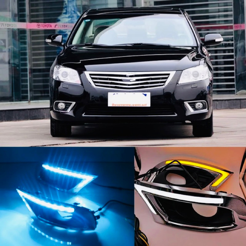 Toyota Camry acv41 2009 2010 2011 front bumper DRL led fog lamp light ...