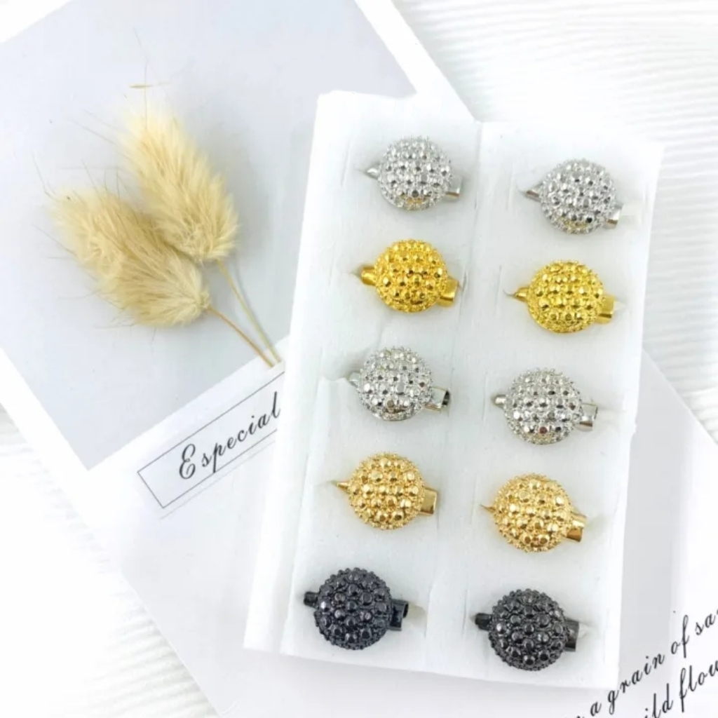 Elegant Brooch 10pcs Premium Simple Baby Brooch Kerongsang Dagu Tanpa ...
