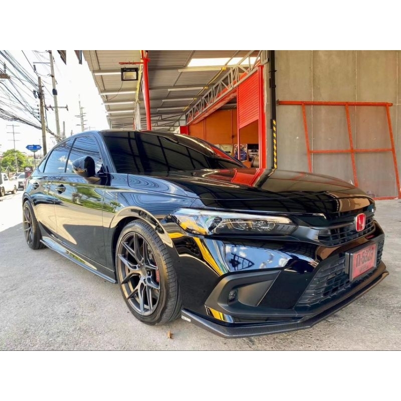 Honda Civic FE Front Lips Lip,Front diffuser SK Carbon Thailand ...