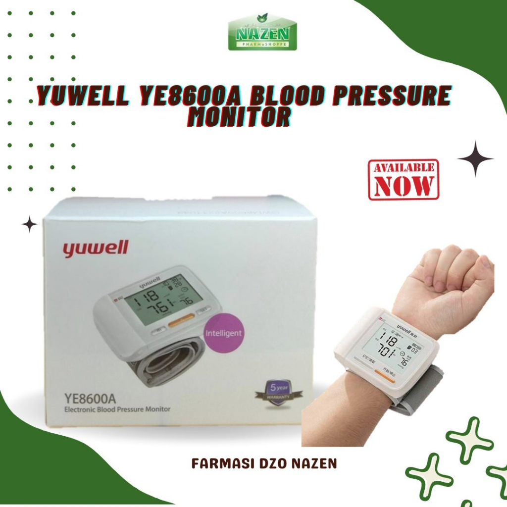 Yuwell YE8600A Wrist Blood Pressure Monitor | Shopee Malaysia