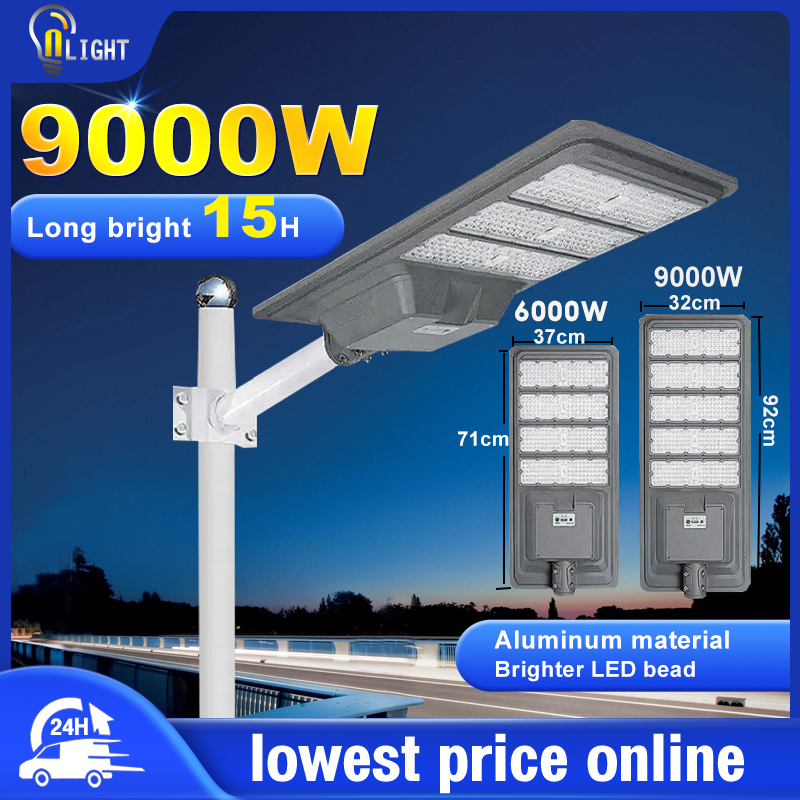 Lampu Jalan Solar 9000W Street Light Solar Waterproof Lampu Solar Outdoor Lighting All Aluminum ...