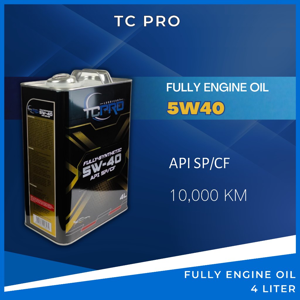 SP/CF TC PRO Fully Synthetic 5w-40 Car Engine Oil (4L) Premium ...