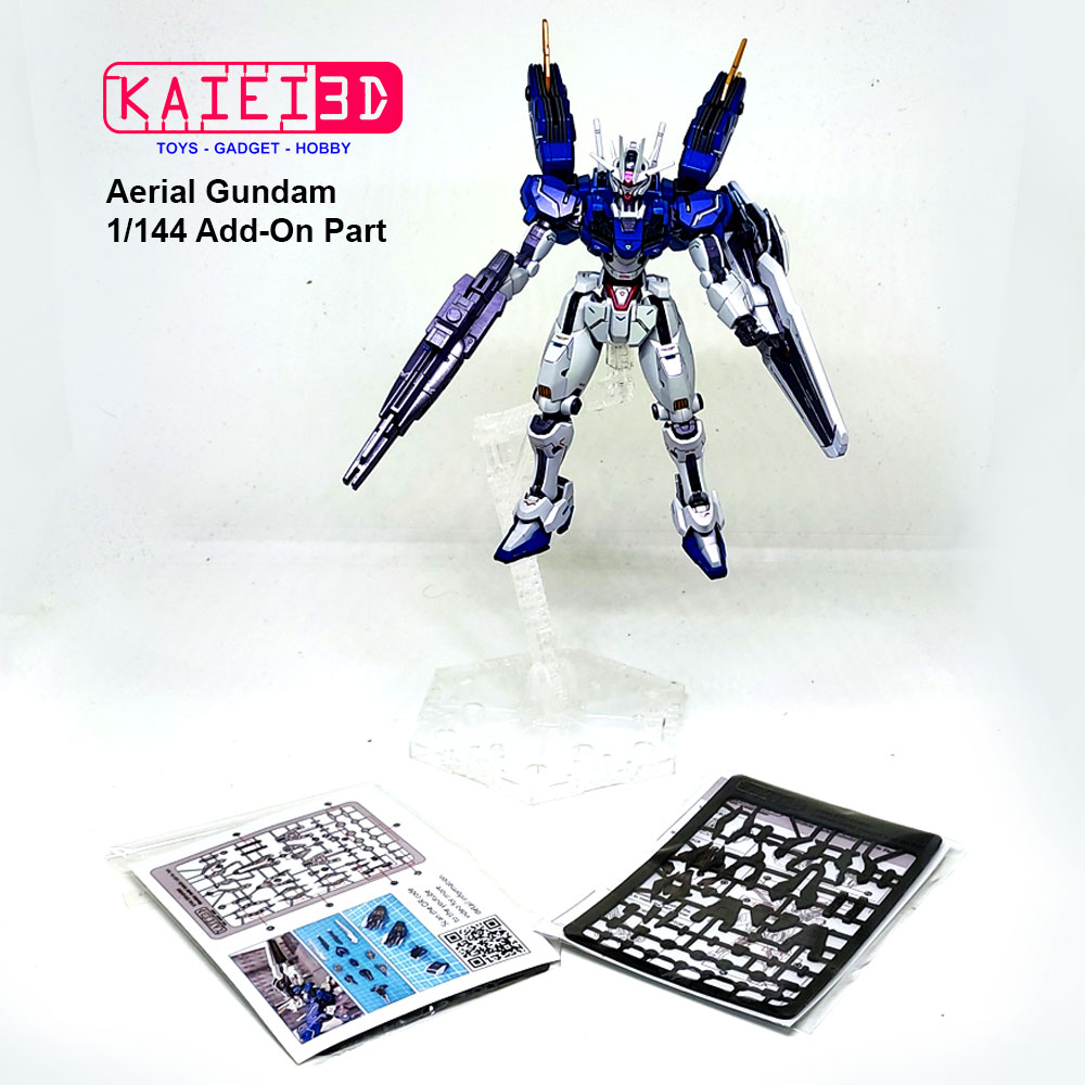 3D printed 1/144 Gundam Aerial rebuild Up grade part (only upgrade part ...