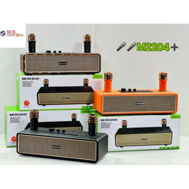 BOOMS BASS M2204+ Speaker Loud Volume Bluetooth Speaker Portable Home ...