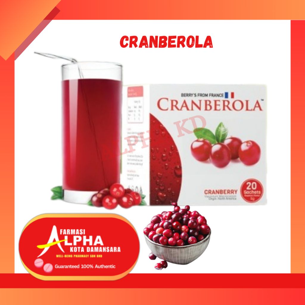 Cranberola Cranberry 5gx20sachets | Shopee Malaysia