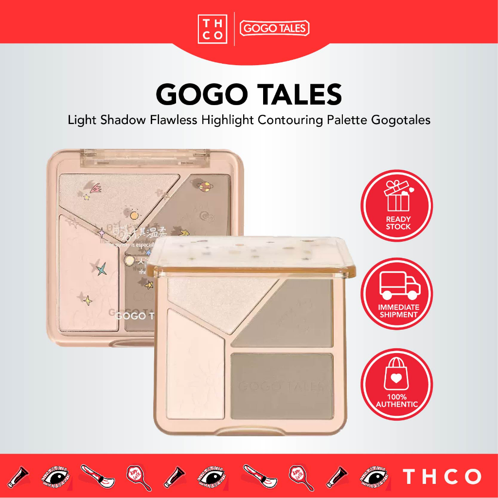 GOGO TALES Light Shadow Flawless Highlight Contouring Palette Gogotales ...
