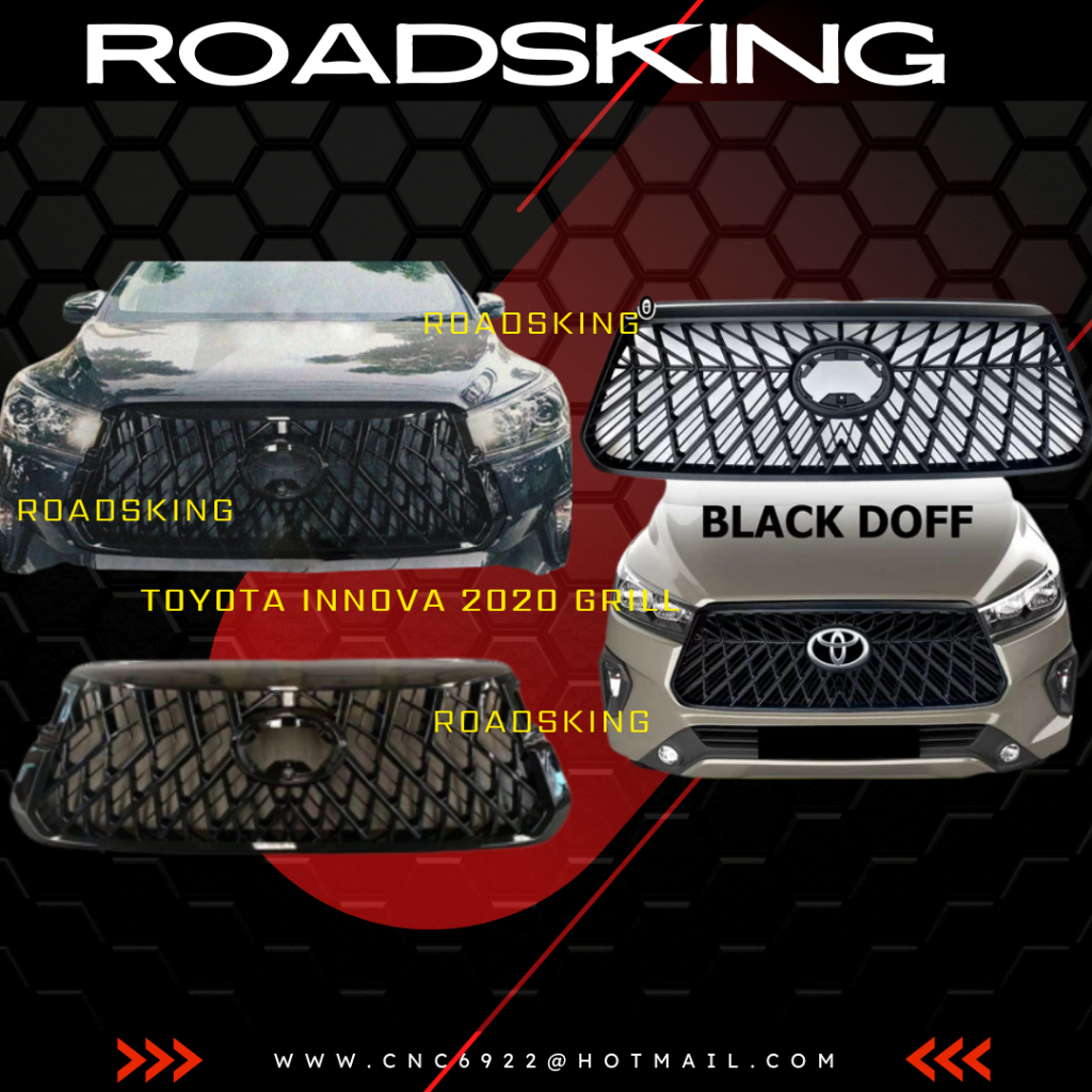 TOYOTA INNOVA 2020 FRONT LEXUS GRILL GRILLE GLOSSY BLACK COLOUR ABS ...