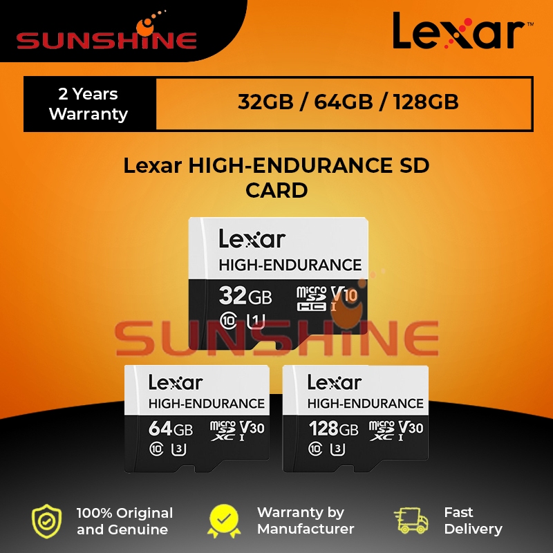 Lexar® High-Endurance microSDHC/microSDXC™ UHS-I Card | Shopee Malaysia