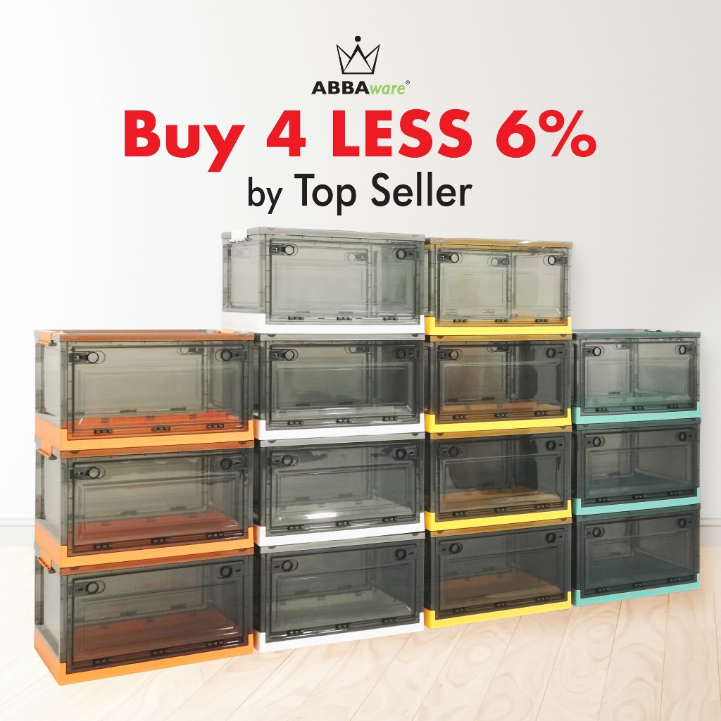 Portable Transparent Storage Box / Foldable Storage Cabinet / Large ...