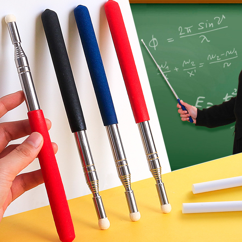 🇲🇾Teaching Tools Stainless steel extendable pointer teachering stick ...