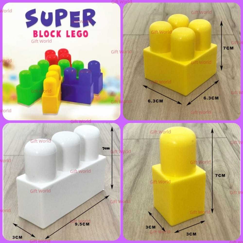 Lego Blok Besar / Super Block BIG BIG SIZE Lego - 25pcs *READY STOCK IN ...
