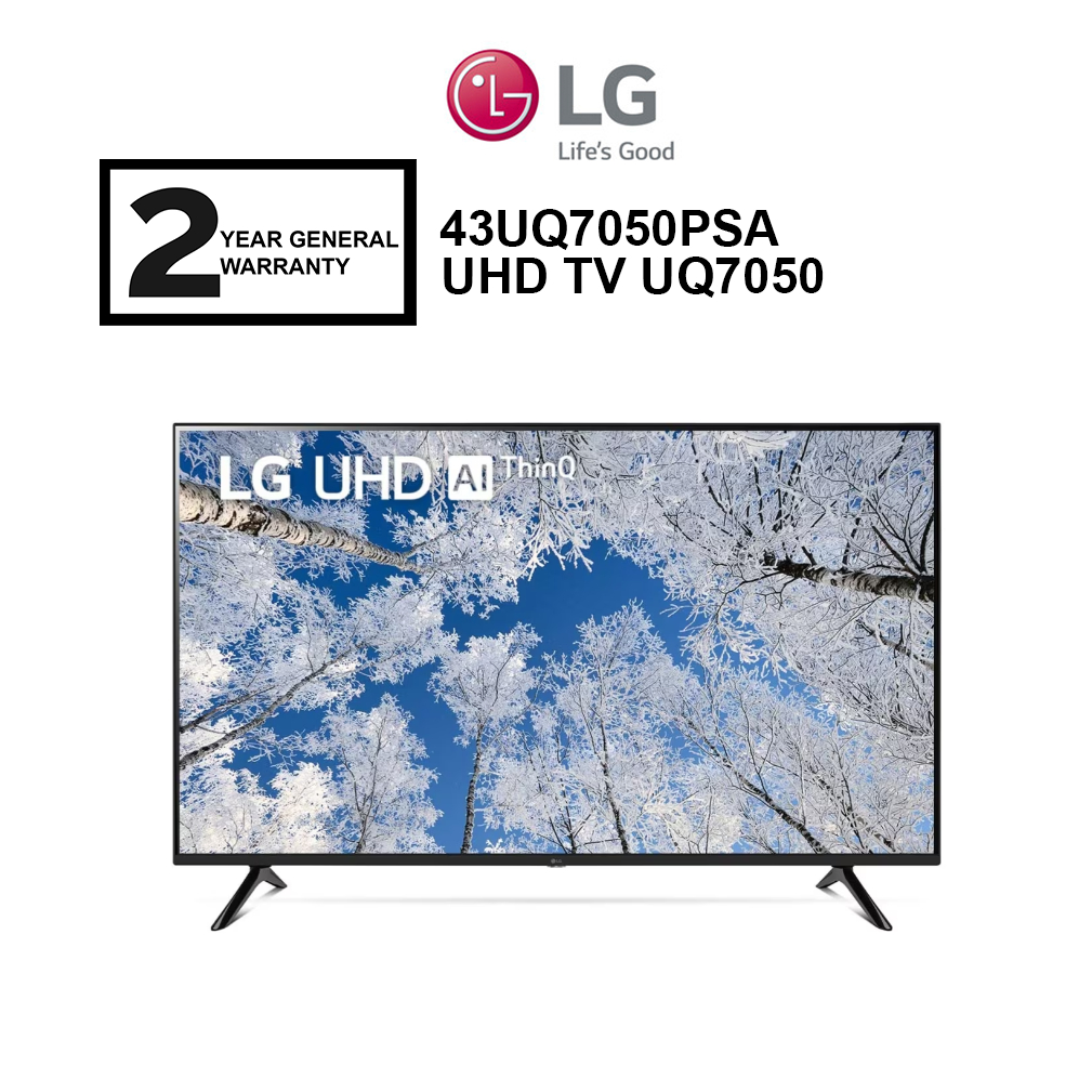 LG 43'' UHD TV UQ7050 4K Smart TV 43UQ7050 Television 43UQ7050PSA ...