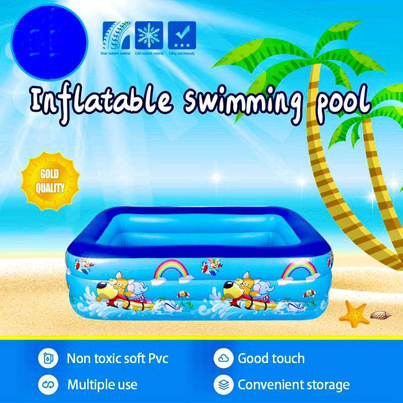 (Ready Stock)Swimming Pool 3 RING Inflatable Swimming Pool Big Size ...