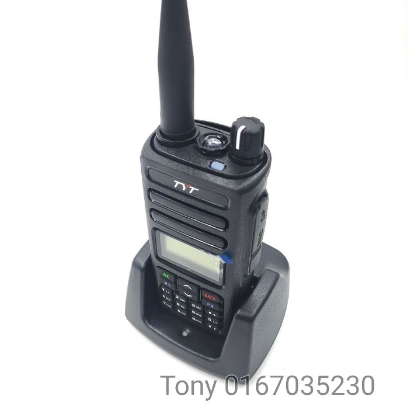 Walkie-talkie TYT MD-750 dmr two way radio 5w dual time slot dual band ...
