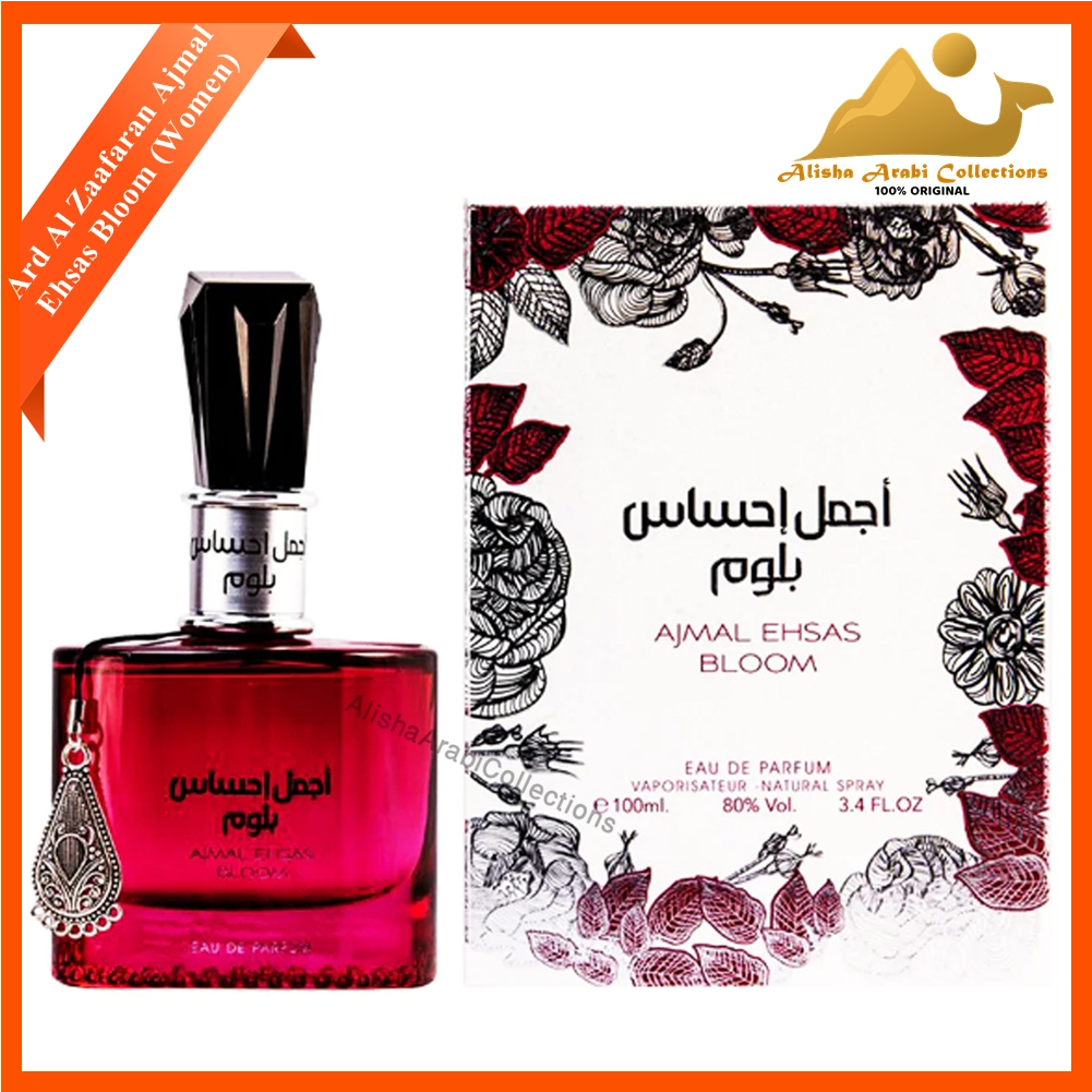 💯% Original Ard Al Zaafaran Ajmal Ehsas Bloom EDP 100ml Perfume for Women | Shopee Malaysia
