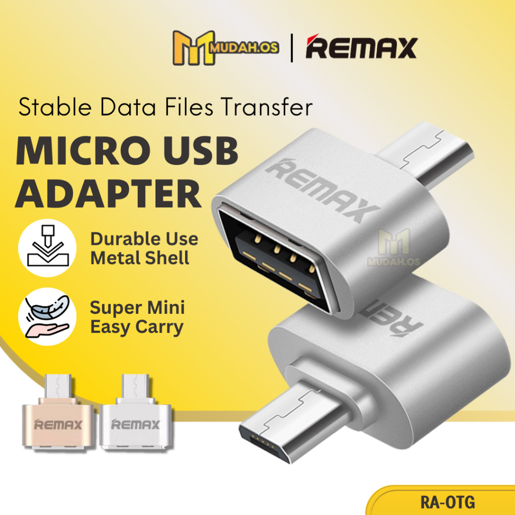 REMAX OTG Micro USB OTG Pendrive MDRAOTG Micro OTG Adapter Micro USB Converter Pendrive Connect ...