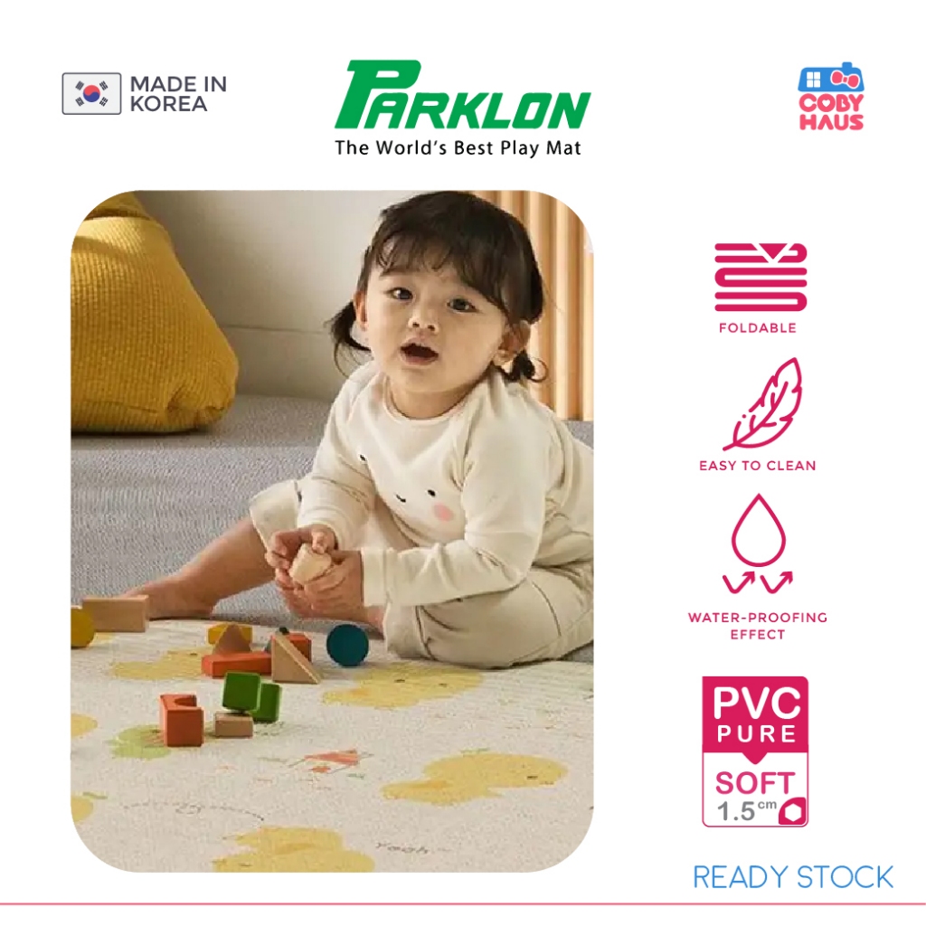 PARKLON Korea Anti Bacteria La Pure Soft Mat Double Sided Design Baby ...