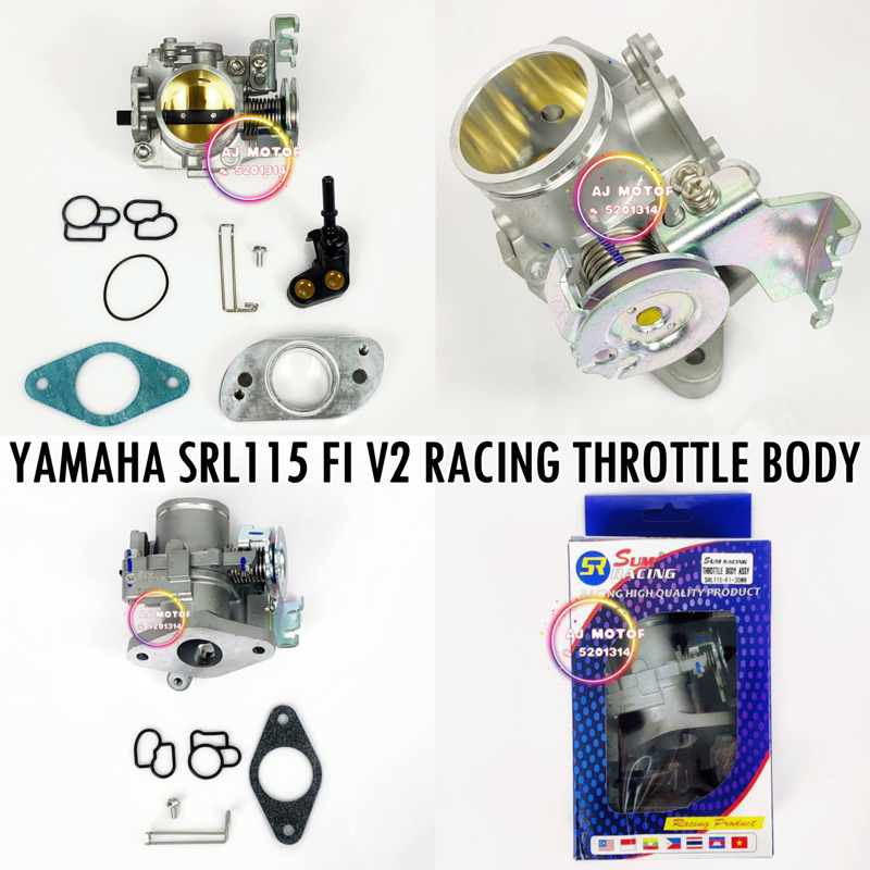 YAMAHA SRL115 FI 115FI 115 V2 SUM RACING THROTTLE BODY 30MM 32MM 34MM ...