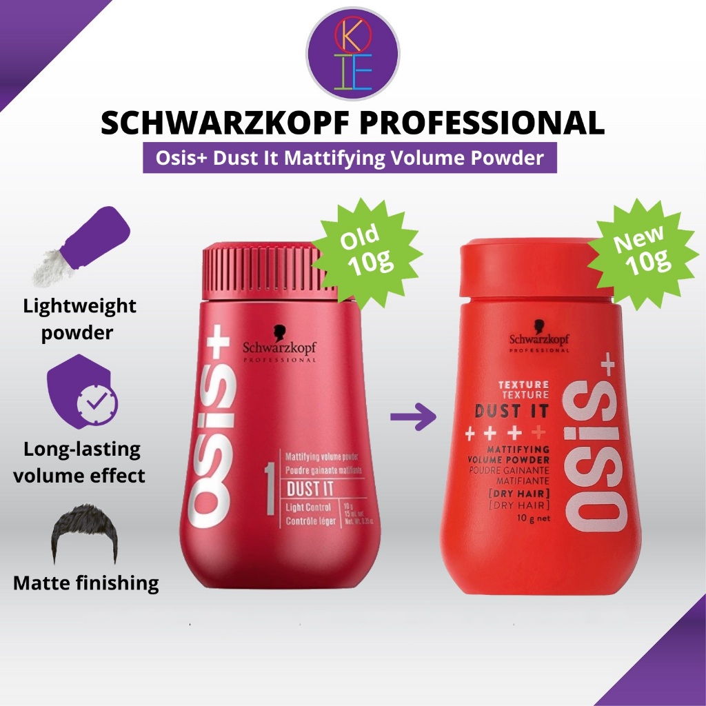 Schwarzkopf Osis+ Dust It Mattifying Volume Powder - 10g (New Packaging ...