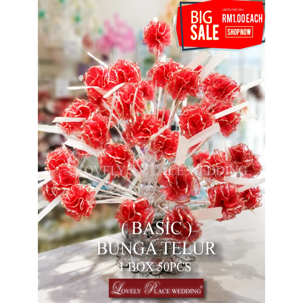 BUNGA TELUR (BASIC) VALUE BUY WEDDING DOOR GIFT | Shopee Malaysia