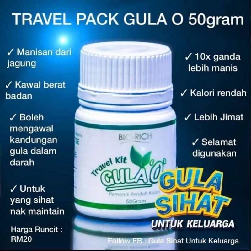 Gula O Biorich Original ( harga borong) + (claim rm2) kencing manis ...