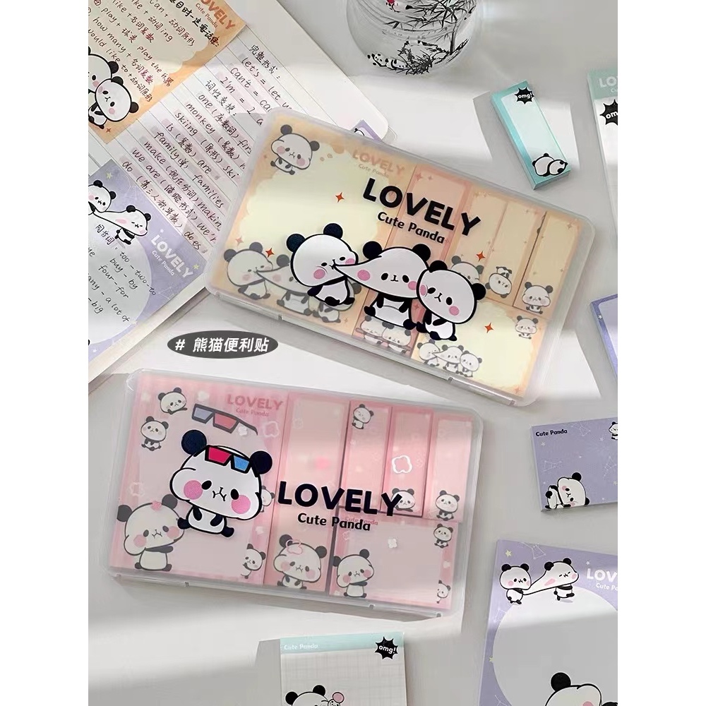 Panda Post-it Notes Sticker Set Sticky Note | Shopee Malaysia
