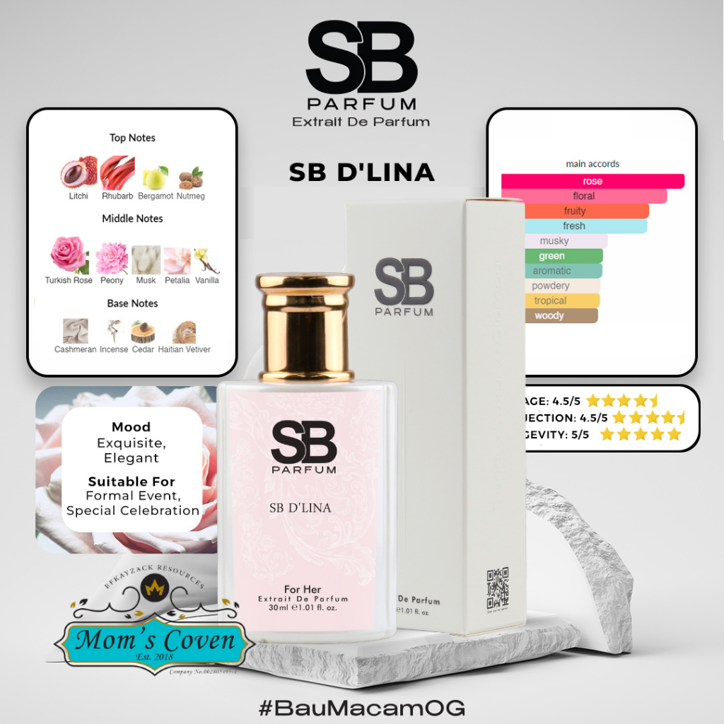 SB D'LINA Parfum 30ml | Shopee Malaysia