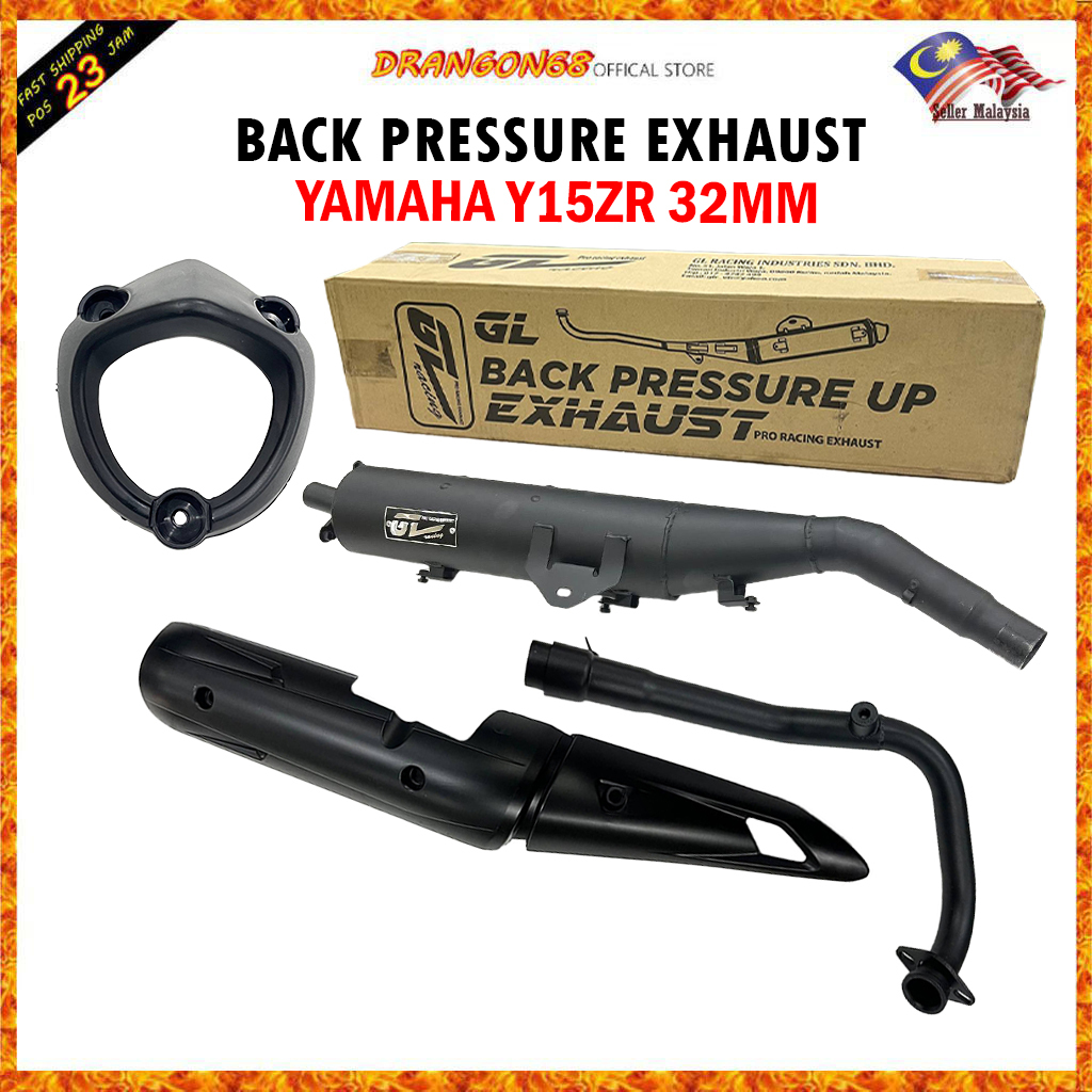 YAMAHA Y15ZR Y15 GL RACING BACK PRESSURE UP EXHUAST STD OPEN MUFFLER ...