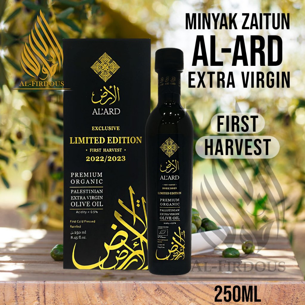 First harvest | Minyak Zaitun Asli | Alard | Premium | Organic | Extra ...
