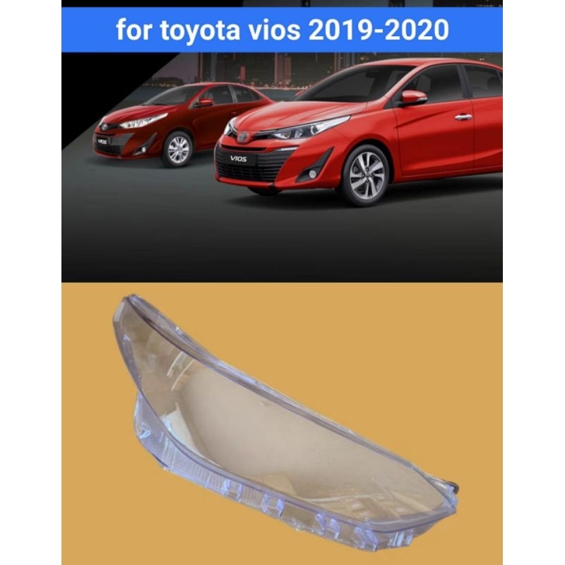 TOYOTA VIOS 2019-2021 HEAD LAMP COVER HEAD LIGHT LENS | Shopee Malaysia